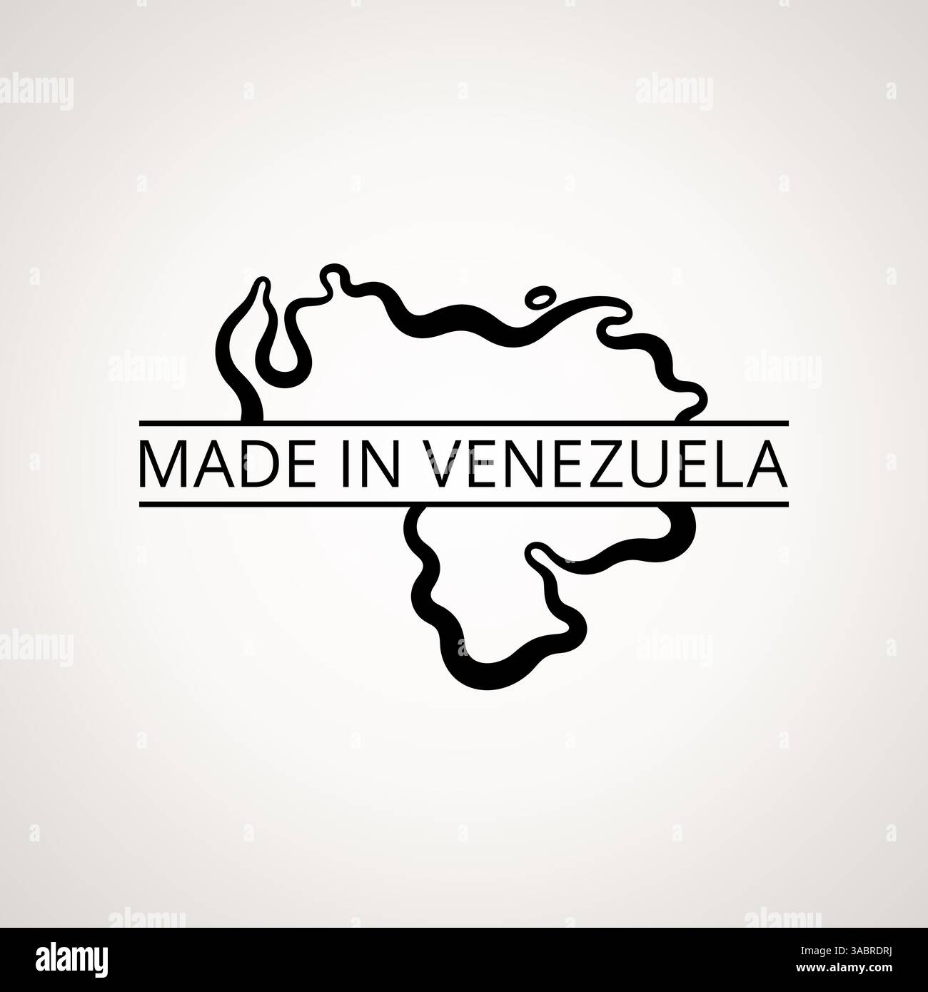 Made in Venezuela - Symbol with outline map Stock Vector Image & Art ...