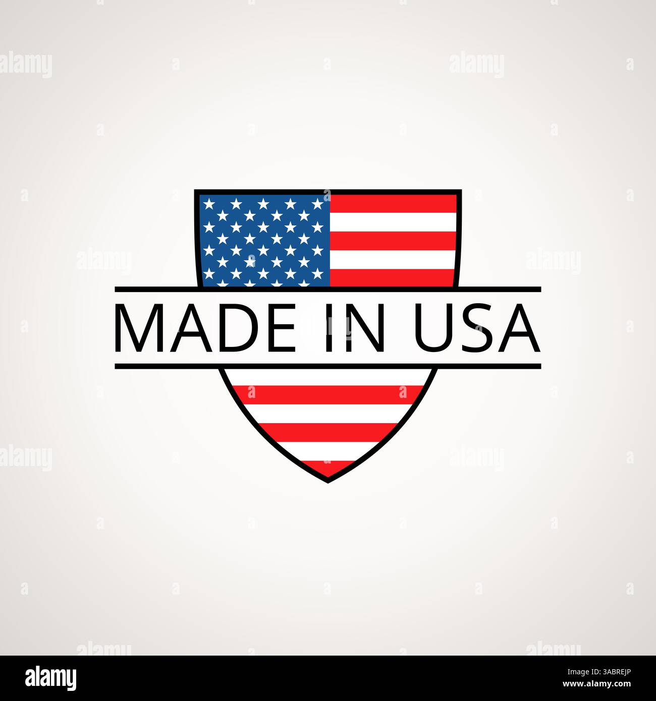 Usa flag in shield hi-res stock photography and images - Alamy