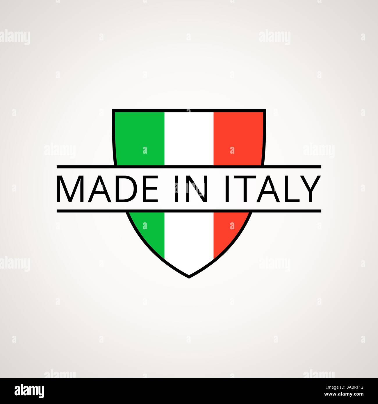 Made in Italy - coat of arms with Italian flag Stock Vector Image & Art ...