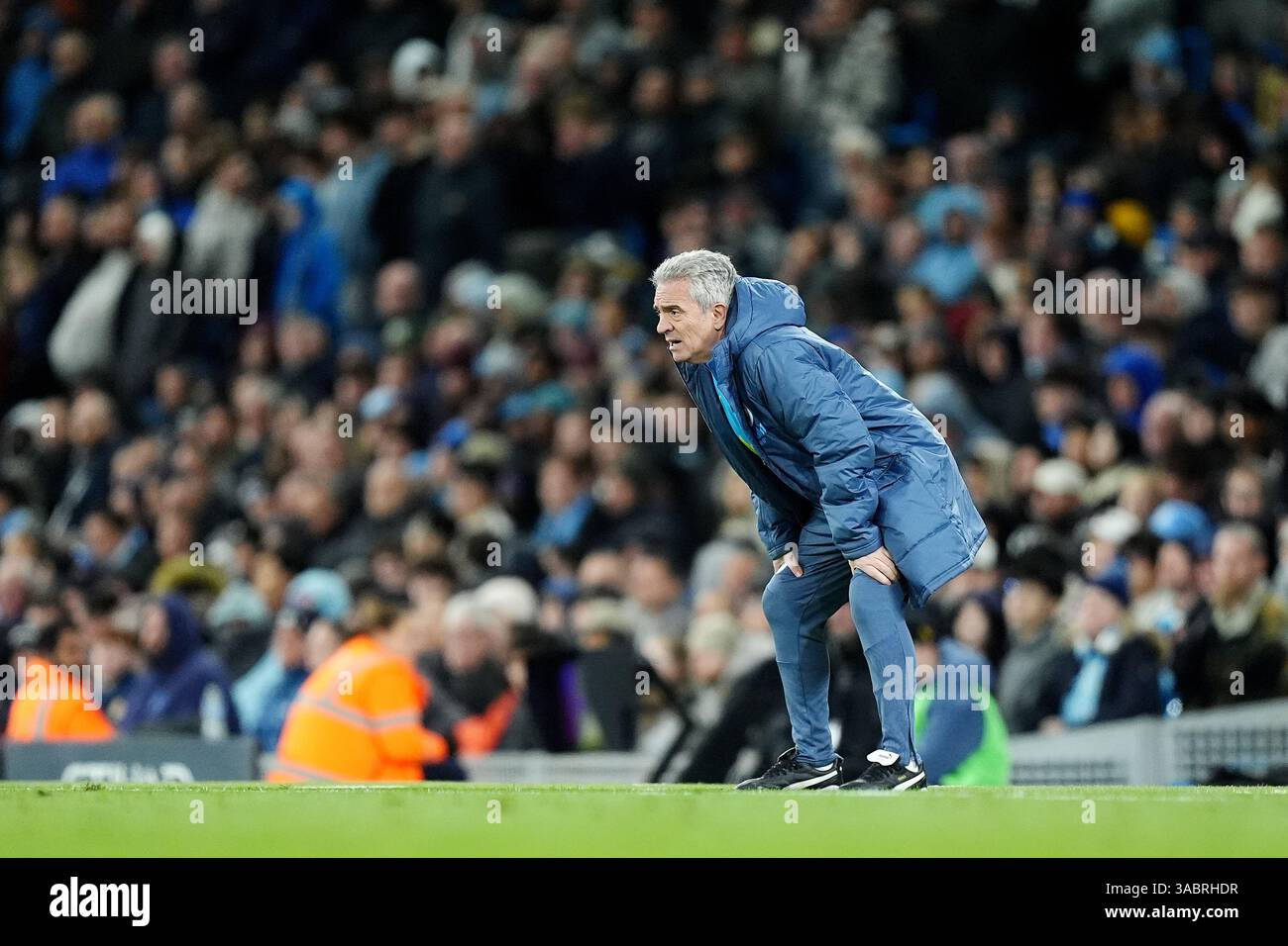 Manchester City assistant manager Juanma Lillo on the touchline during ...