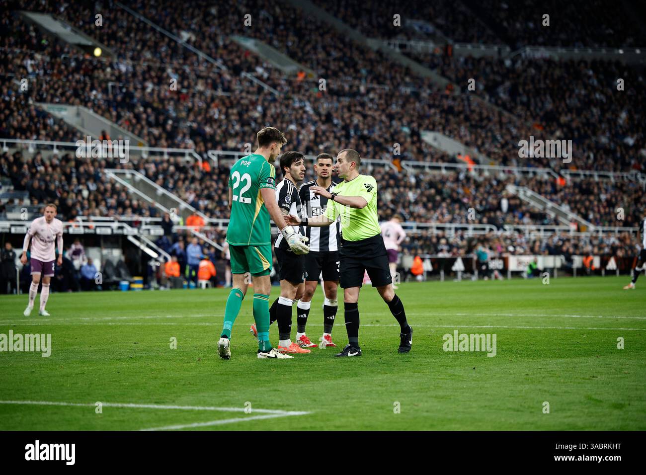 St James Park, Newcastle, UK. 2nd Apr, 2025. Premier League Football ...
