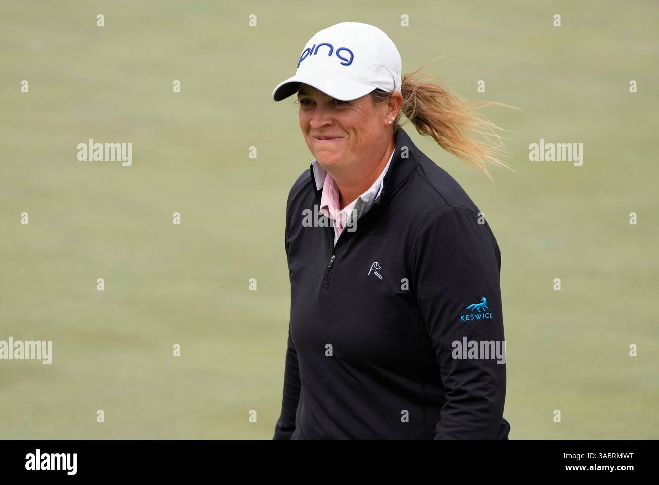 Lauren Coughlin on the fourth green during the first round of the LPGA ...