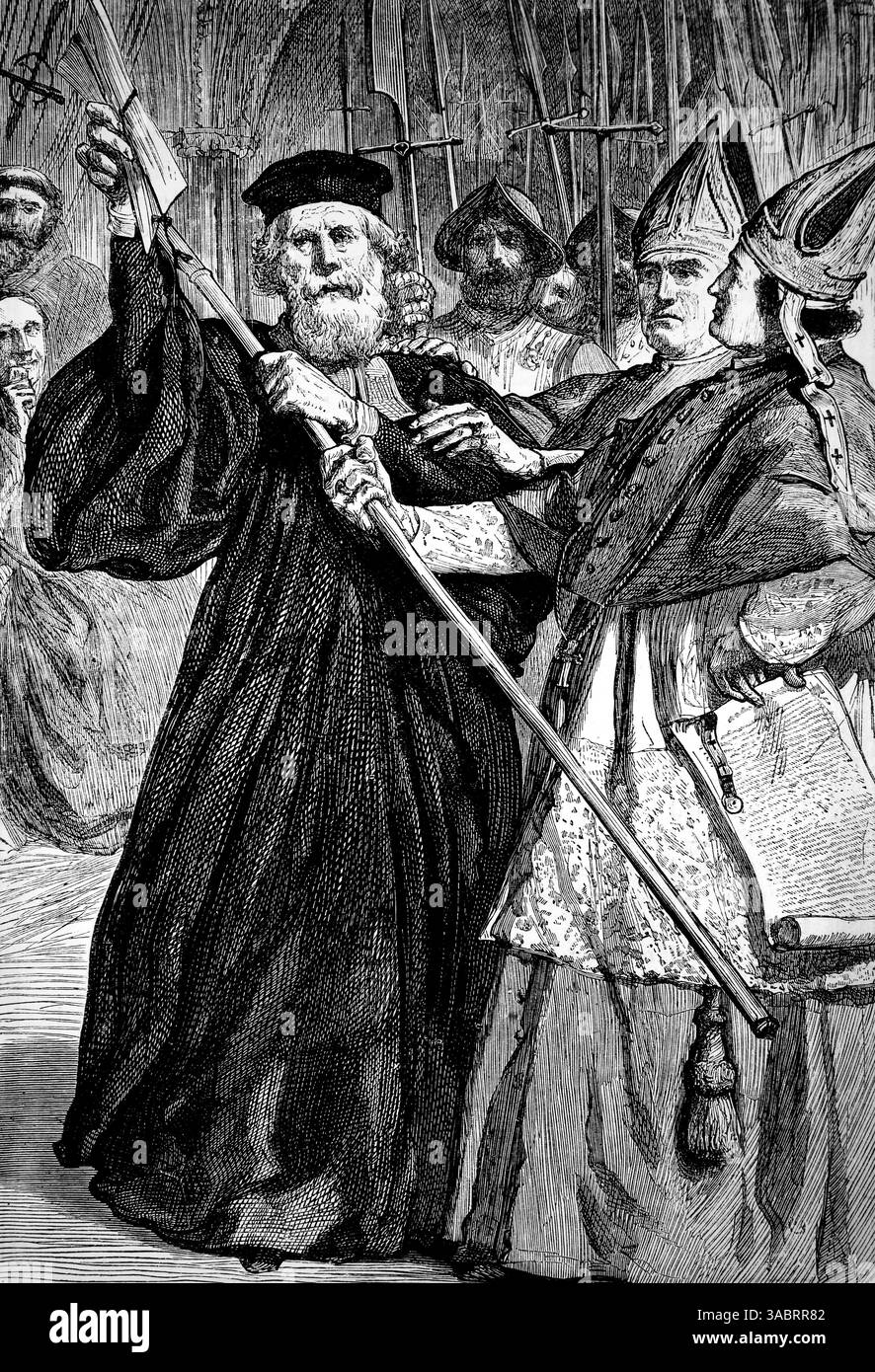 Illustration of Thomas Cranmer 1489-1556 Leader of the English ...