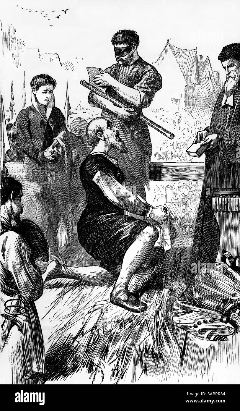 Illustration of the Execution of Edward Seymour 1500-1552 First Duke of ...