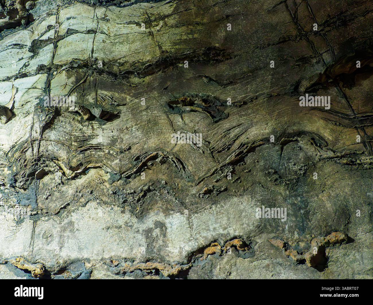 Colorful interior of the Sudwala Caves, Mpumalanga, South Africa Stock ...