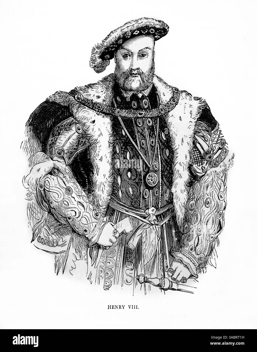 Illustration of Henry VIII 16th Century King of England and Initiated ...