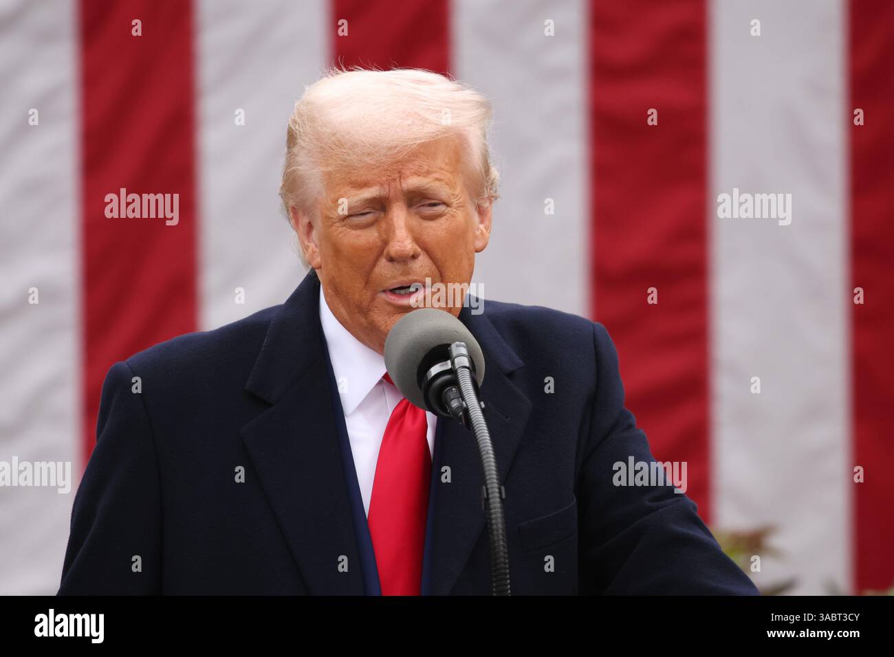 Washington, Dc, USA. 02nd Apr, 2025. President Donald Trump speaks ...