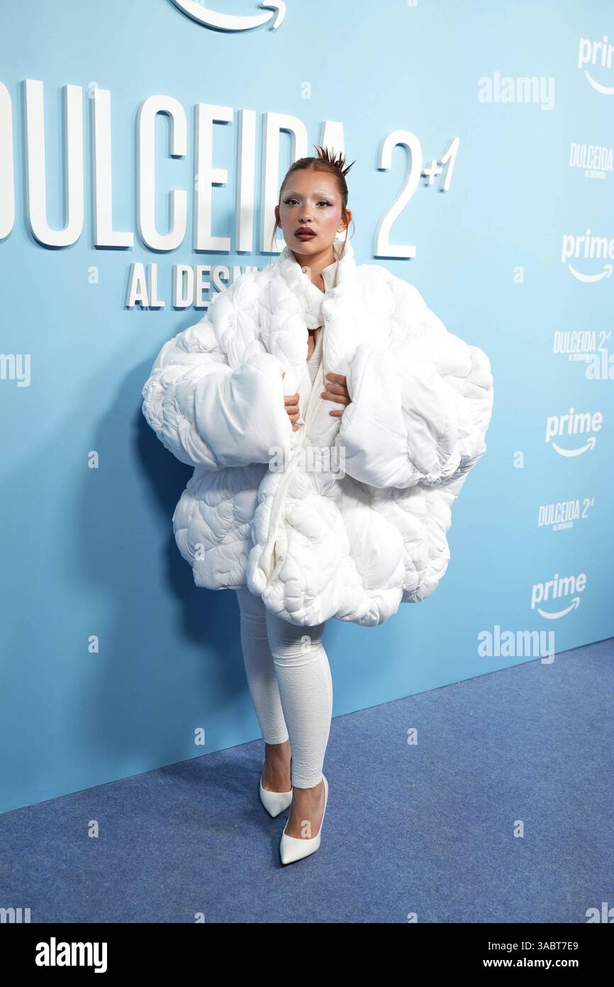 Madrid, Spain. 02nd Apr, 2025. Singer Violeta Hodar at photocall for ...