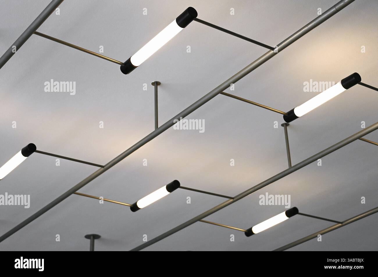 Lamps in assembly hall hi-res stock photography and images - Alamy