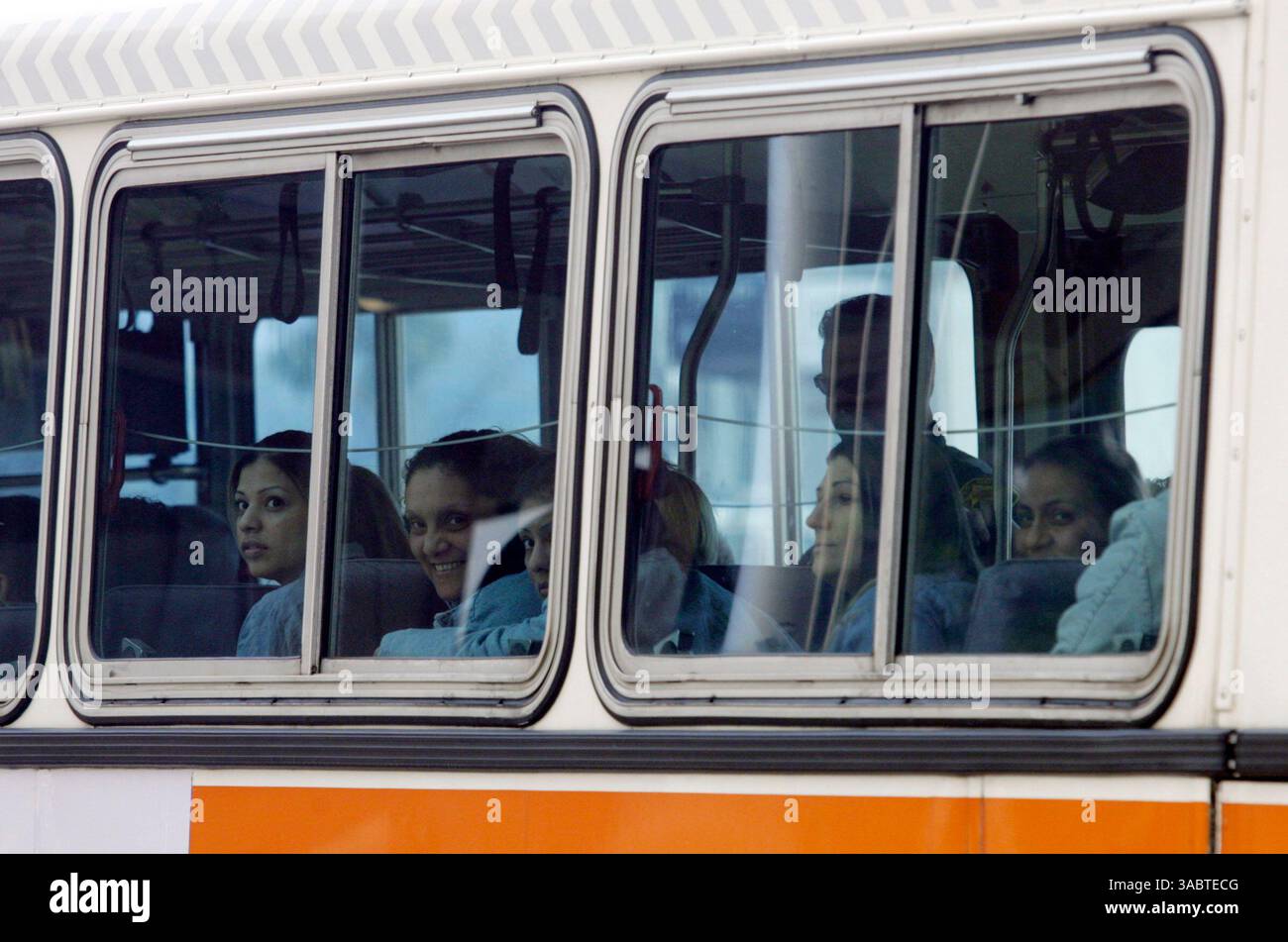 Oct 22, 2007 - Irvine, California, USA - 1049 inmates are evacuated as ...