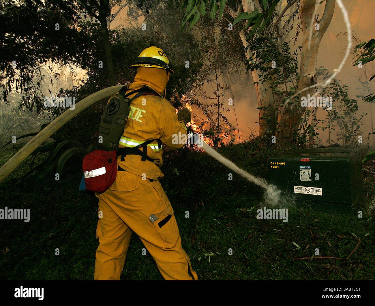 Oct 22, 2007 - Rancho Santa Fe, California, USA - Oceanside fire ...