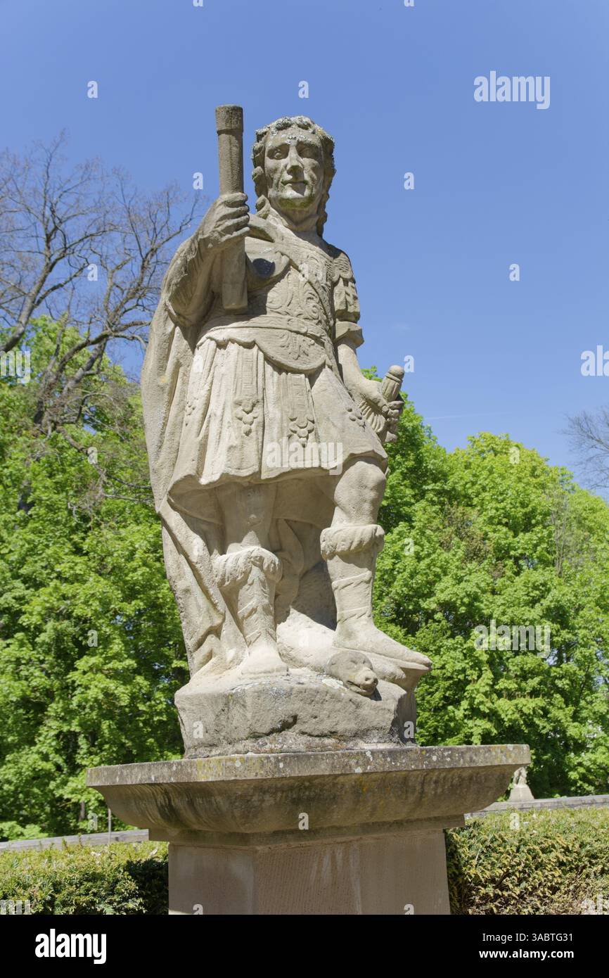 Dwarf gallery in front of Weikersheim Castle, Weikersheim, Renaissance ...