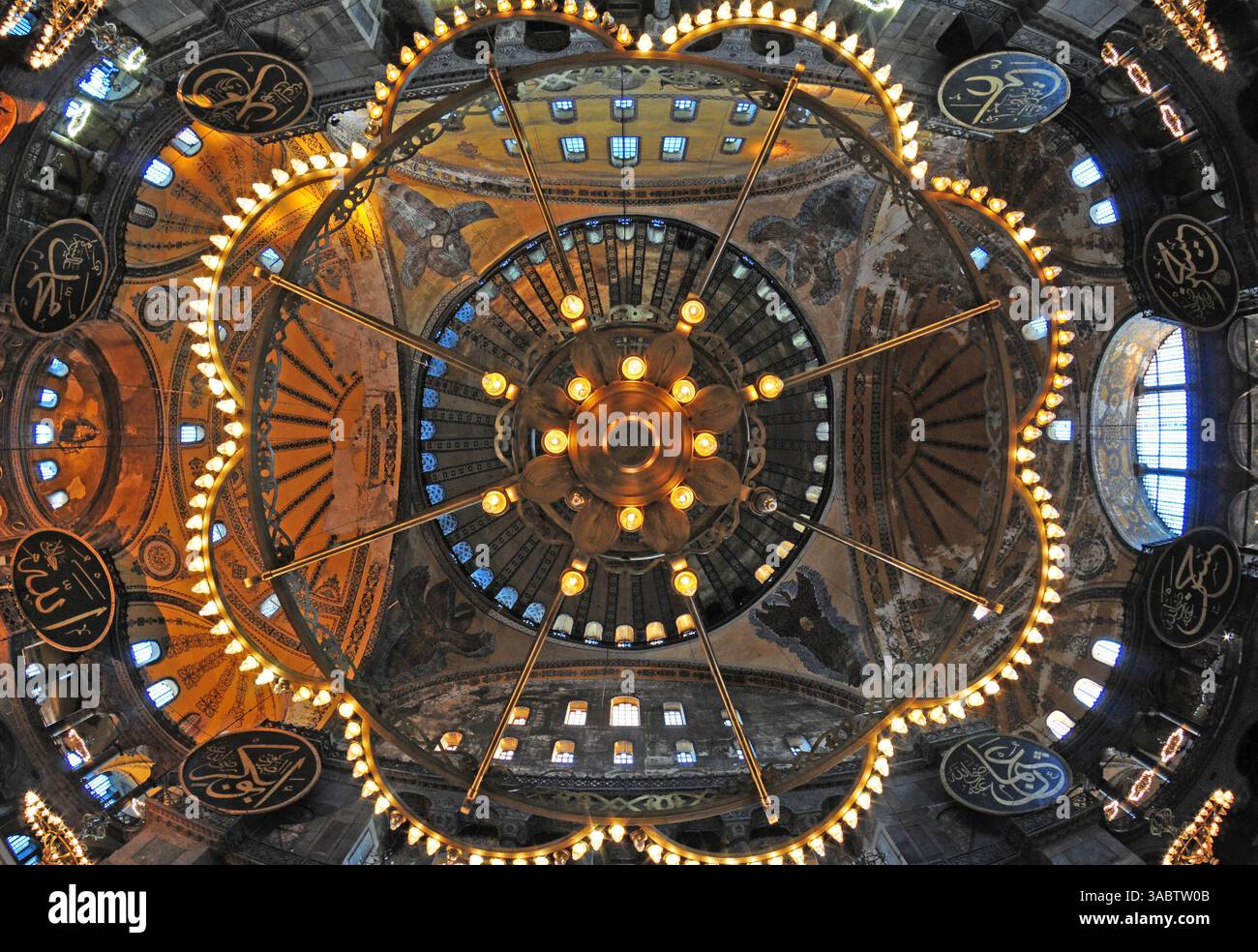 Located in Istanbul, Turkey, the Hagia Sophia Church was built between ...