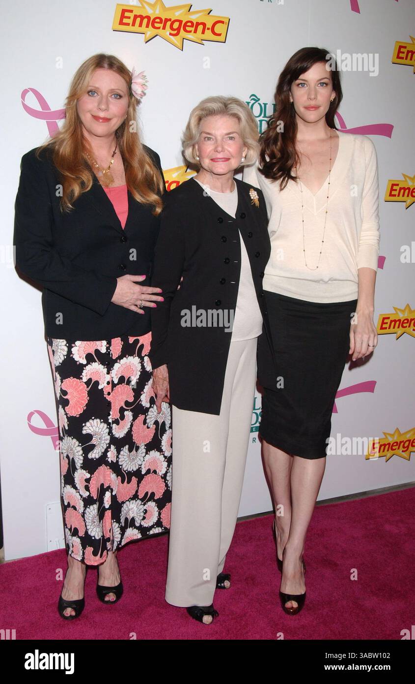 October 8 2007, New York City Actress Liv Tyler, her grandmother ...