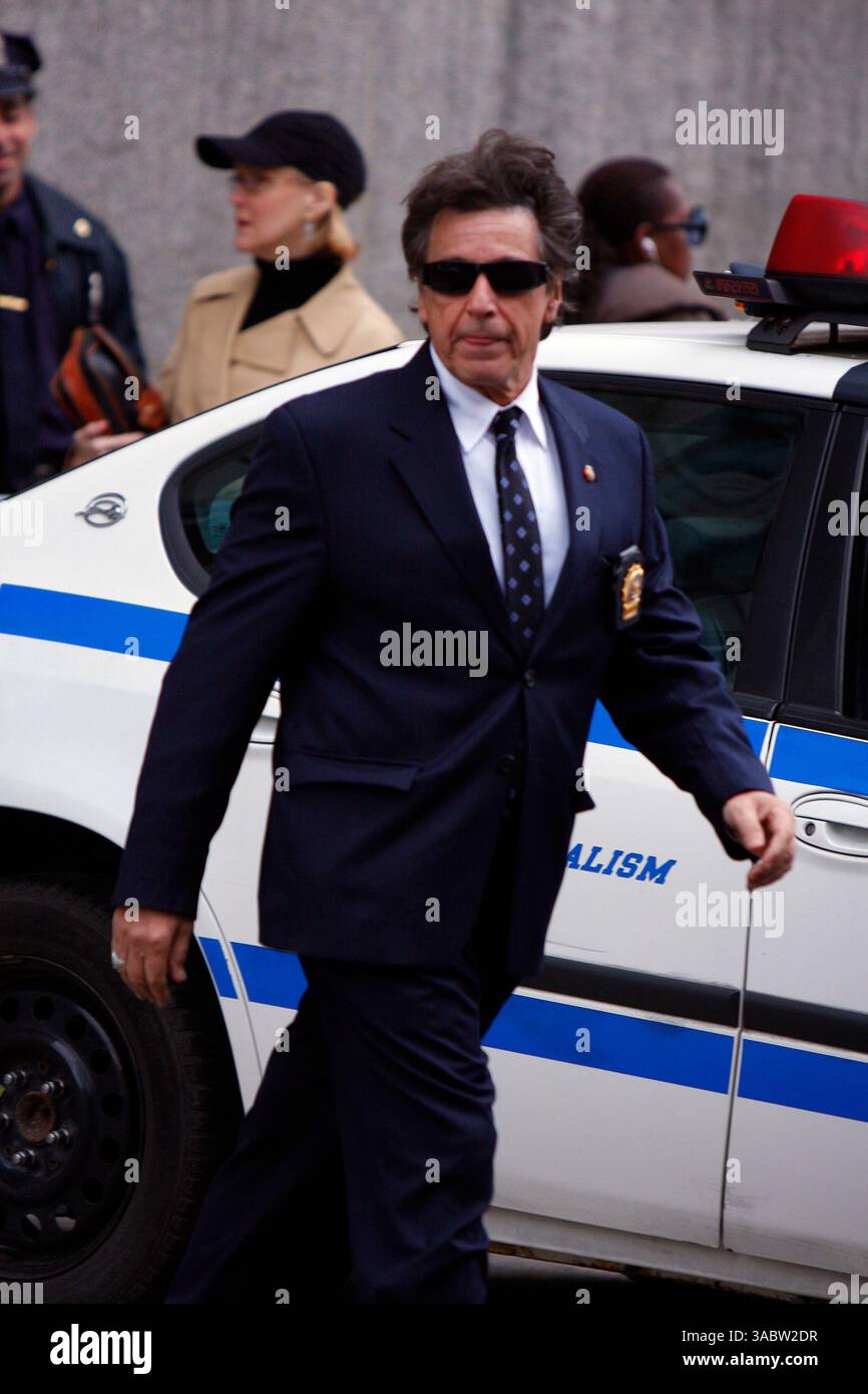 October 25 2007, Brooklyn NY Veteran actors Robert De Niro and Al ...