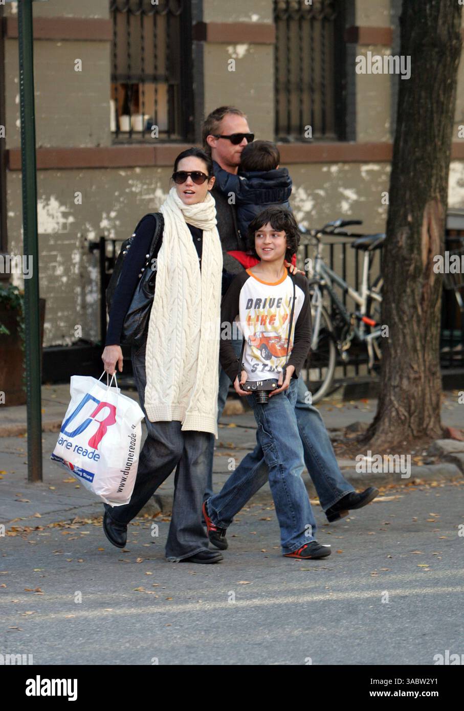 October 31 2007, New York City Actress Jennifer Connelly, her husband ...