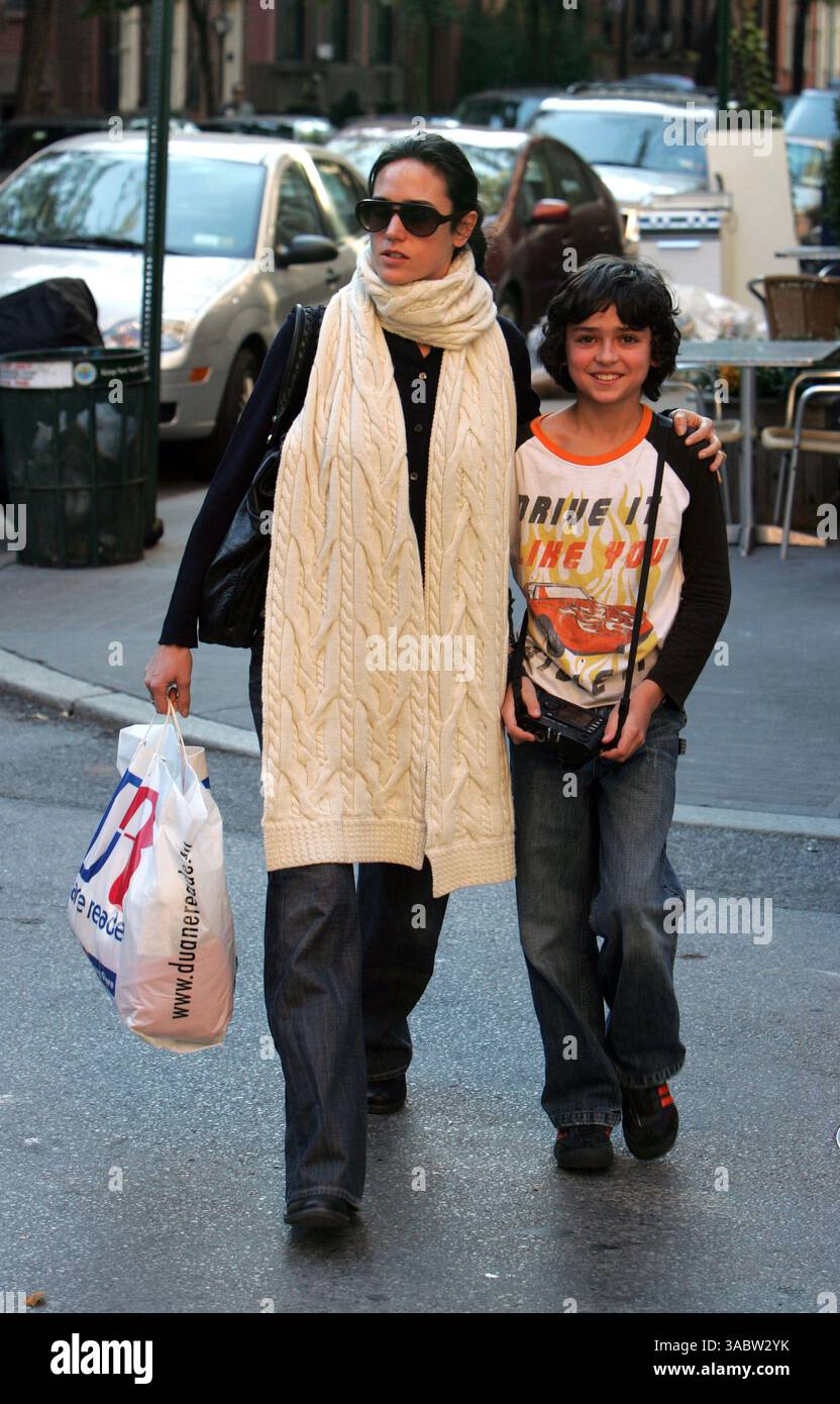 October 31 2007, New York City Actress Jennifer Connelly, her husband ...