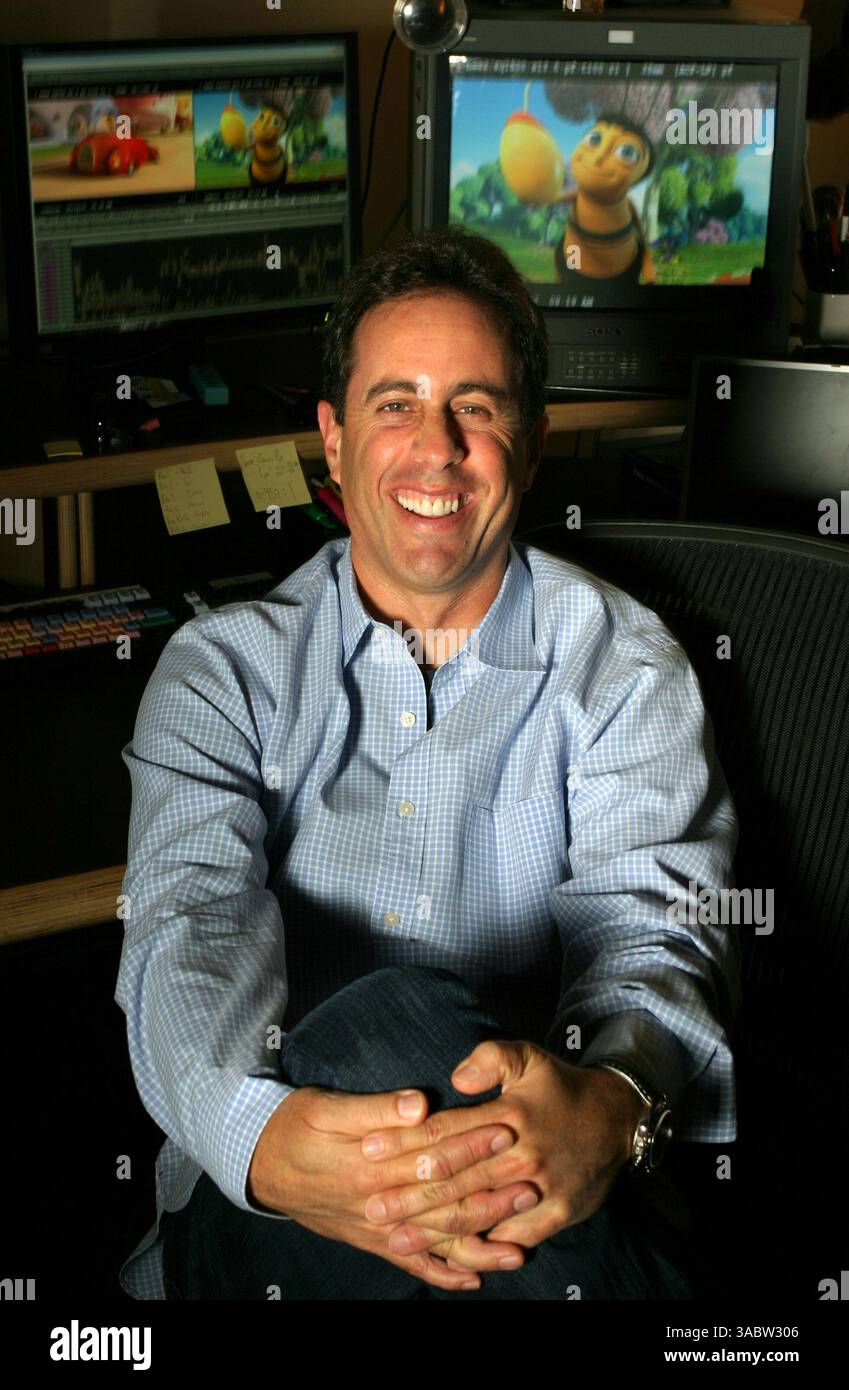 Nov 02, 2007 Glendale, CA, USA - JERRY SEINFELD, in a control room at ...
