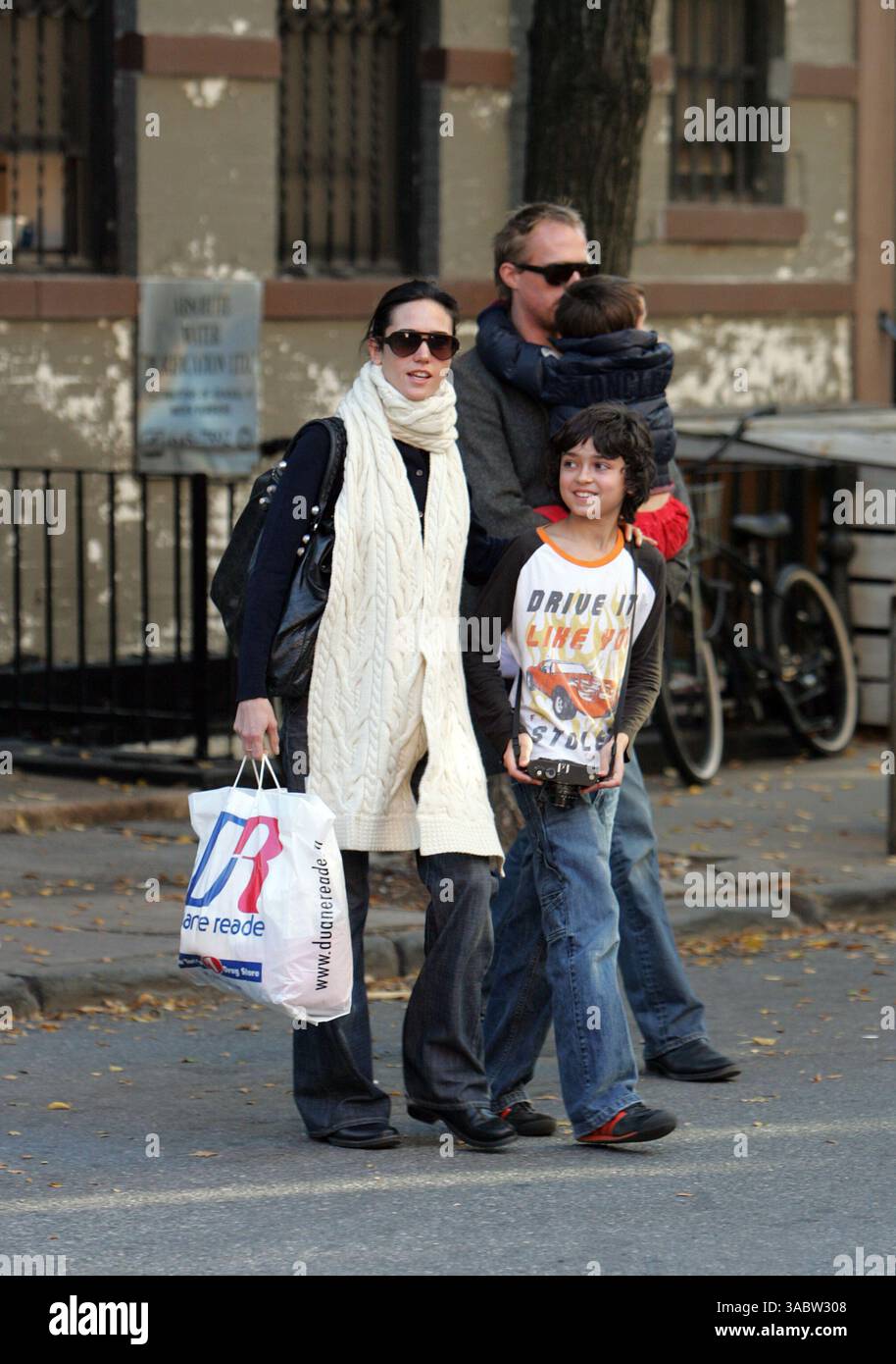 October 31 2007, New York City Actress Jennifer Connelly, her husband ...