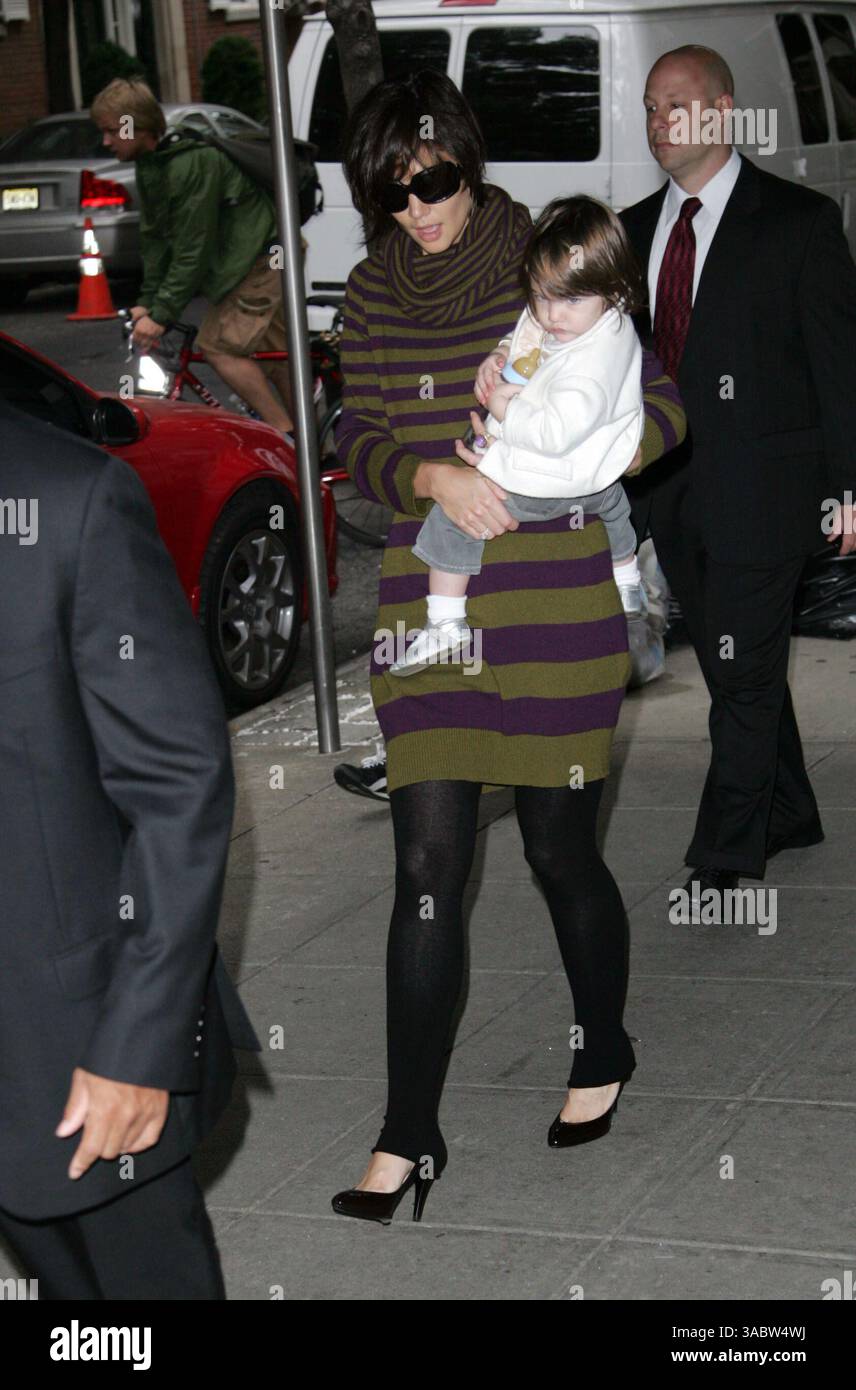 October 19 2007, New York City Actress Katie Holmes took her daughter ...