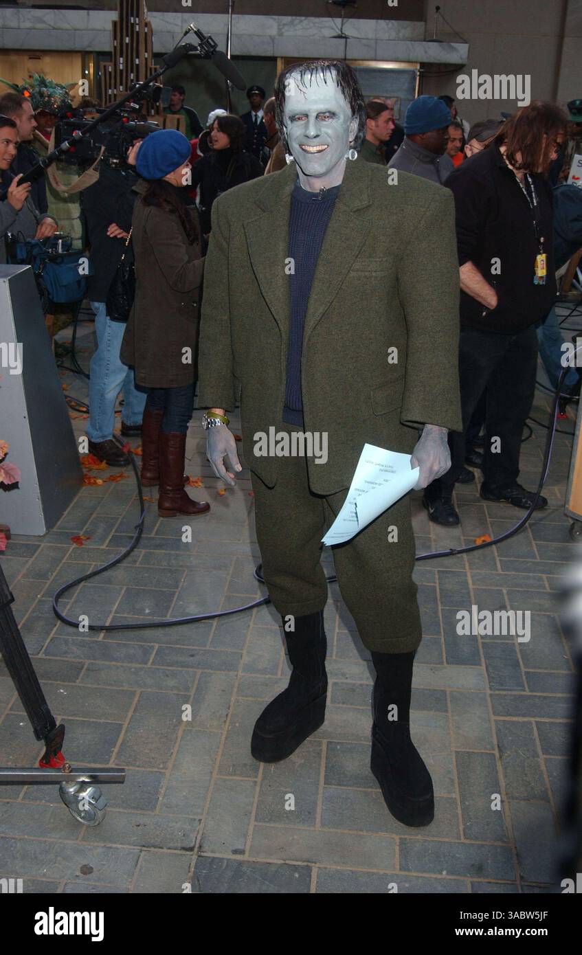October 31 2007, New York City Matt Lauer was dressed as Herman Munster ...