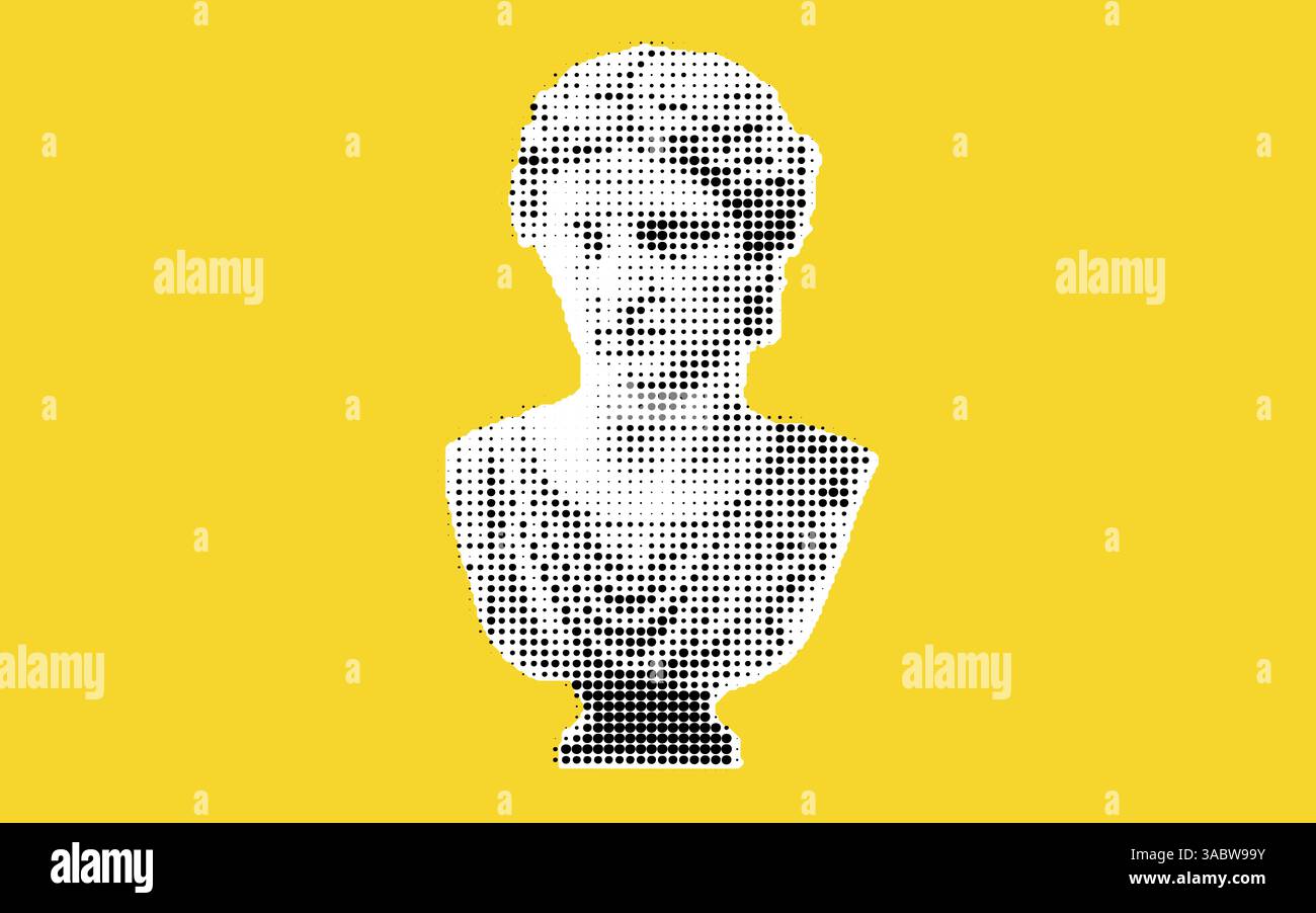 Classical bust Stock Vector Images - Alamy