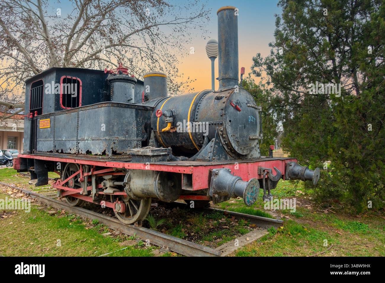 Famous Old Railway Locomotive Relic Córdoba City Park Andalucía, Spain ...