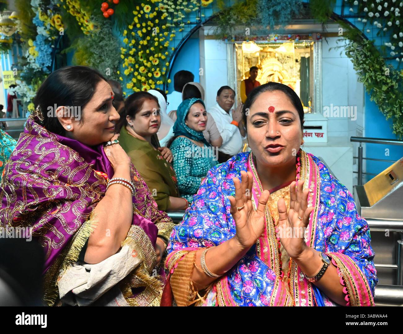 NEW DELHI, INDIA - APRIL 2: Delhi Chief Minister Rekha Gupta offers ...