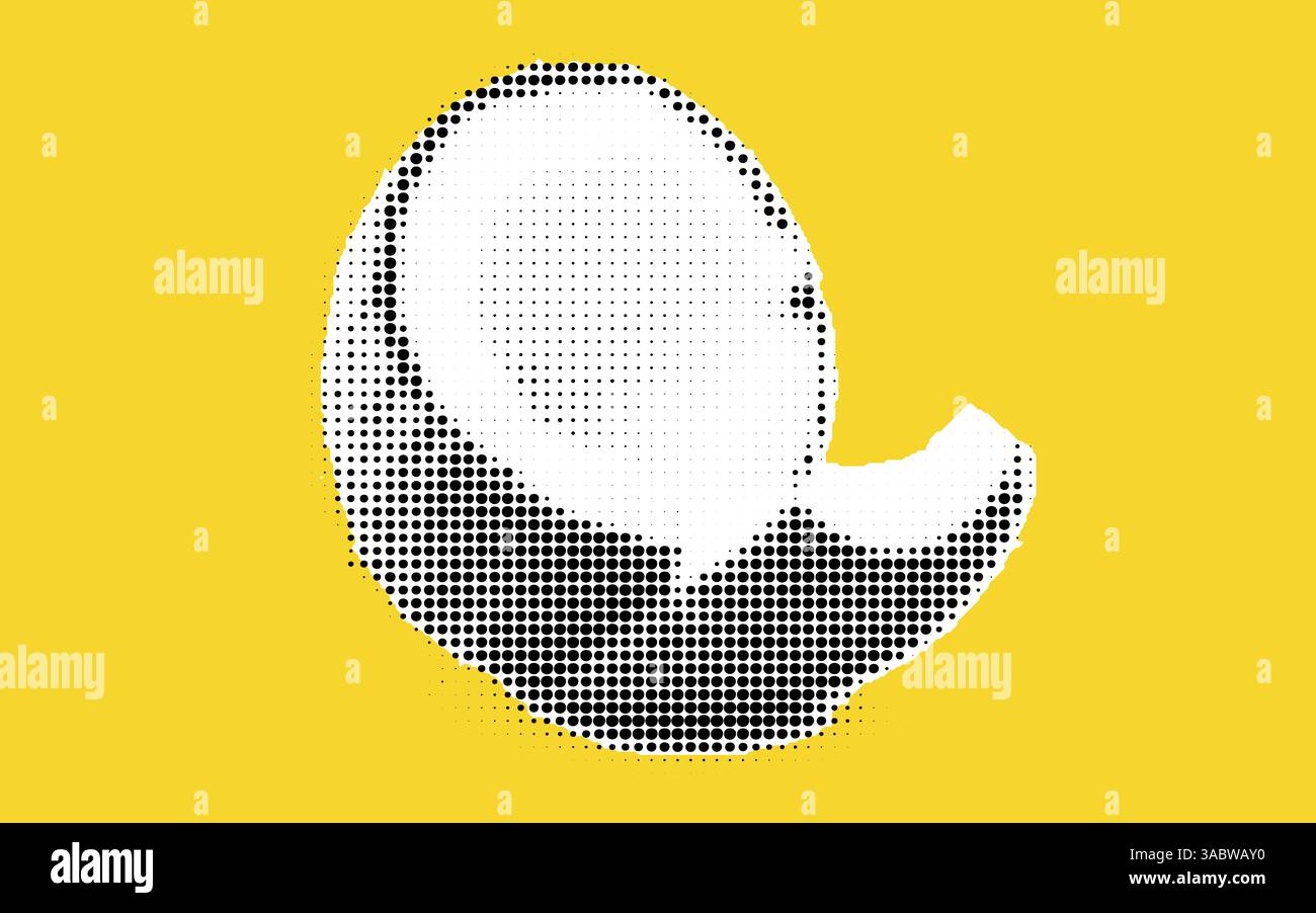 Coconut half on black Stock Vector Images - Alamy