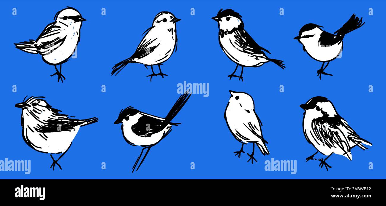 Retro avian illustrations hi-res stock photography and images - Alamy