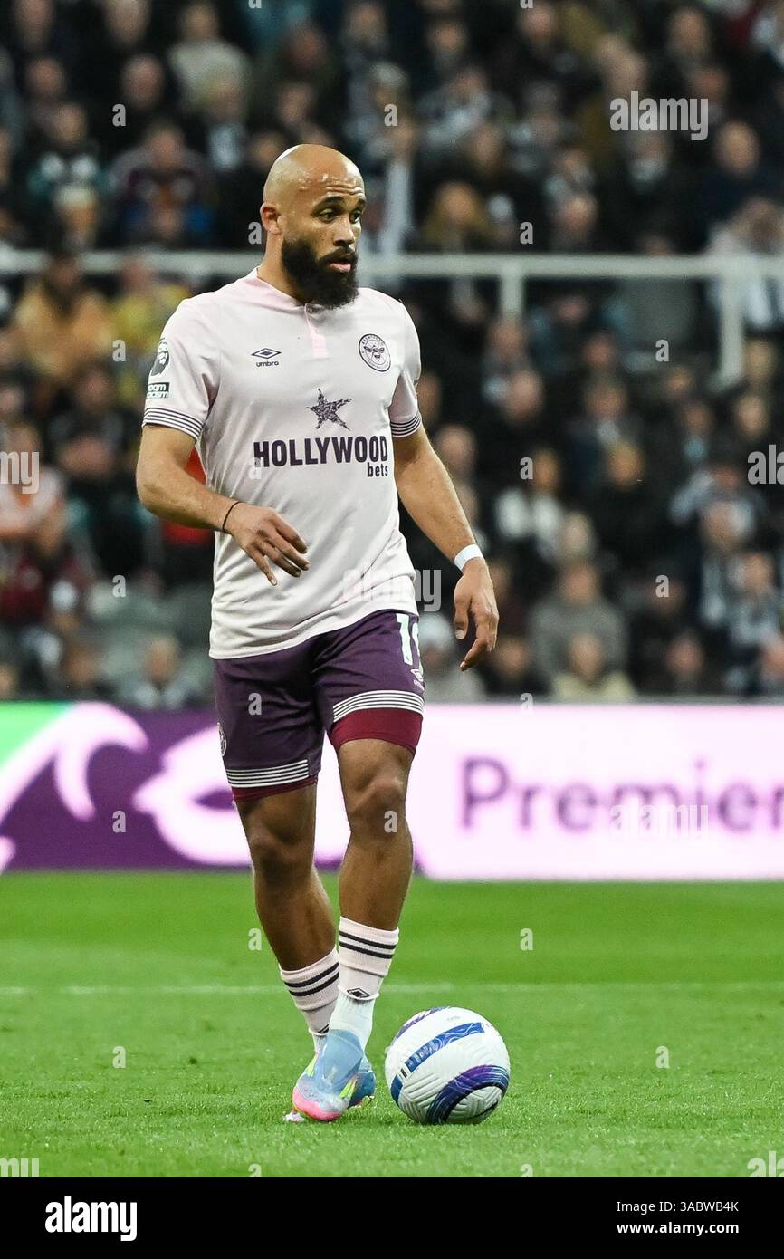 Brentford FC Bryan Mbeumoduring the Premier League match between ...