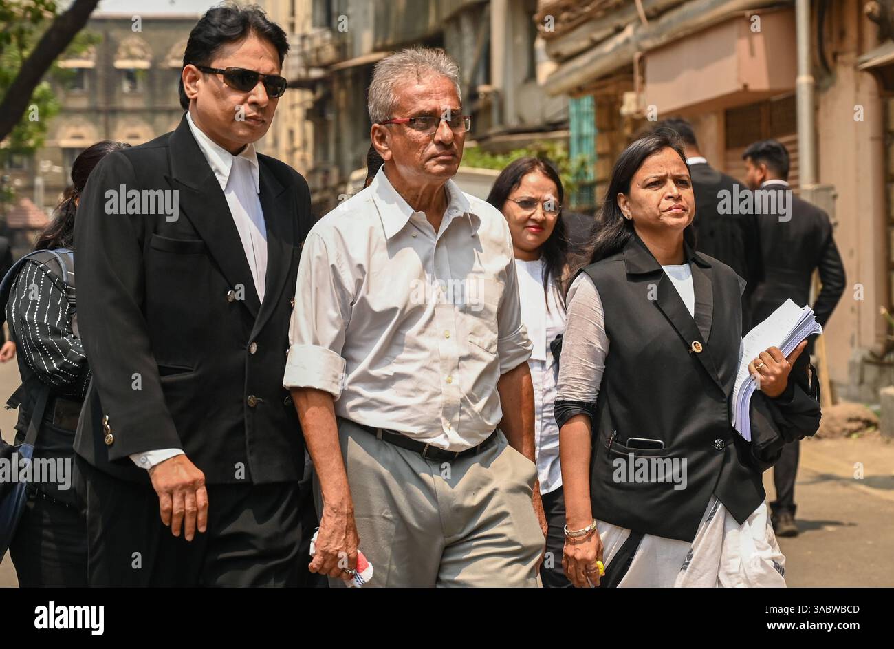 MUMBAI, INDIA - APRIL 2: Satish Salian, the father of Disha Salian ...