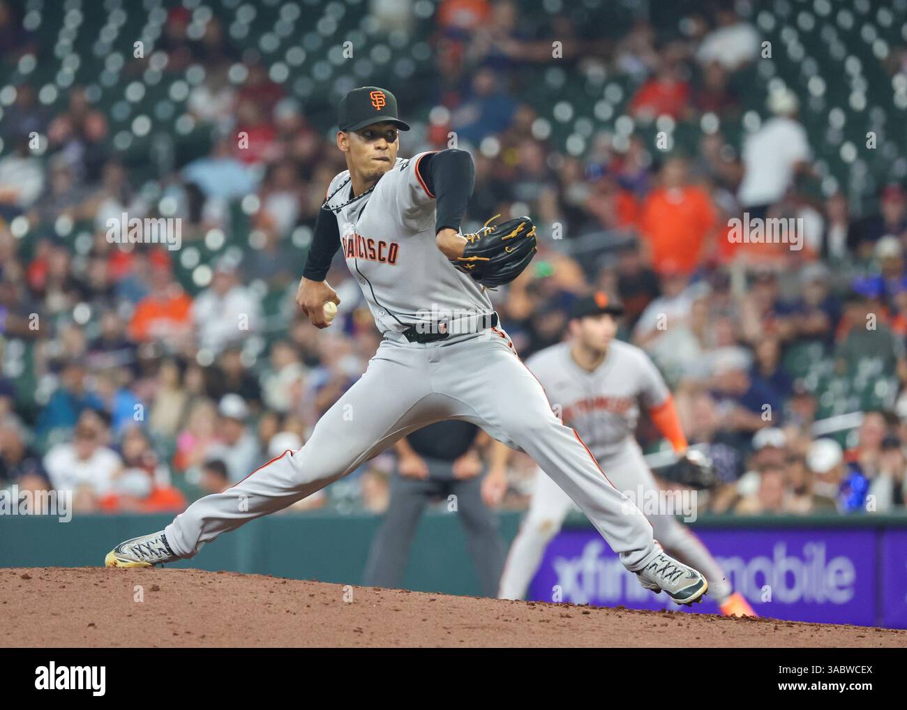 HOUSTON, TX - APRIL 02: San Francisco Giants pitcher Randy Rodríguez ...