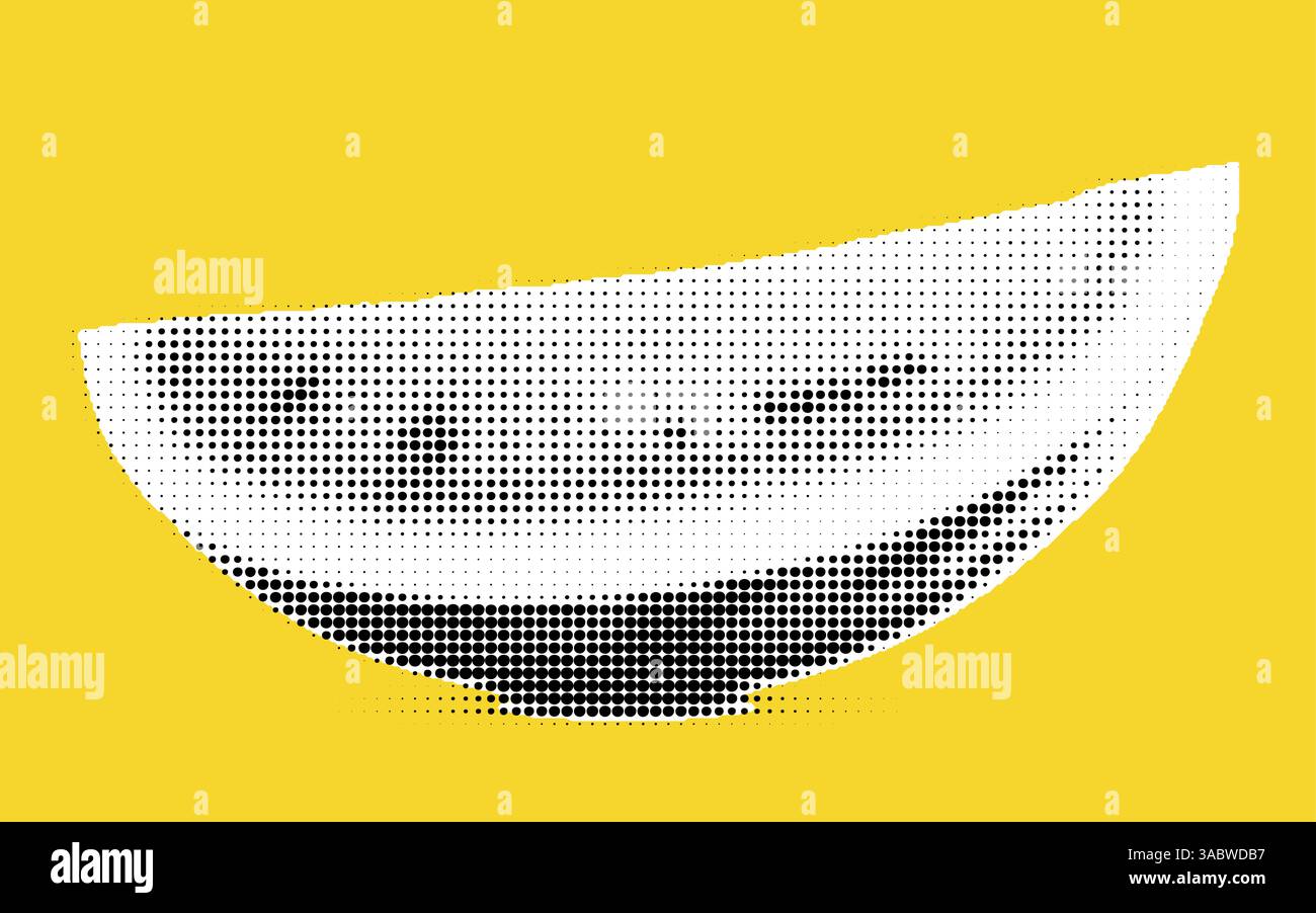 Slice watermelon on black background Stock Vector Images - Alamy