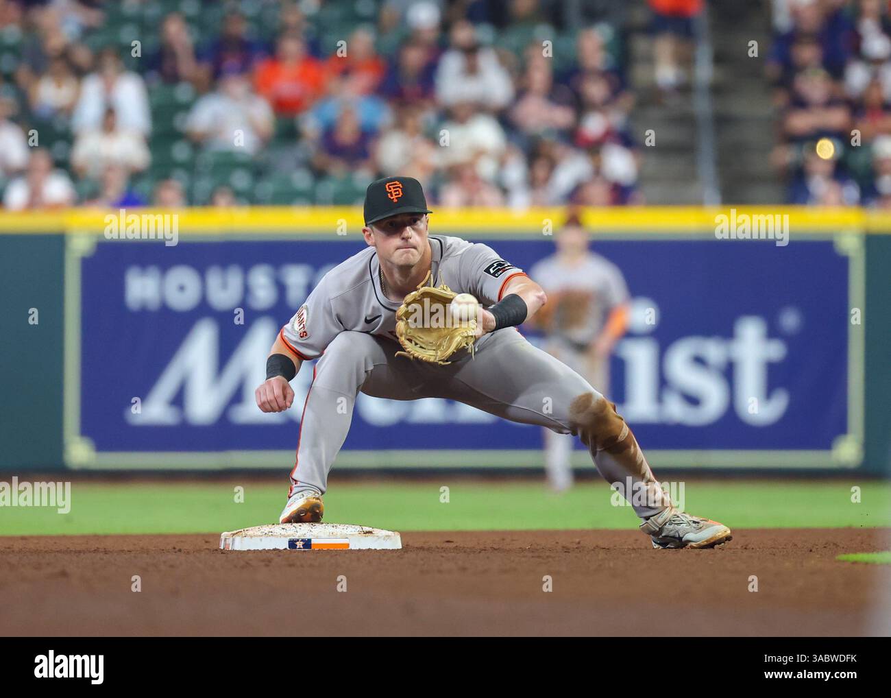HOUSTON, TX - APRIL 02: San Francisco Giants second baseman Tyler ...