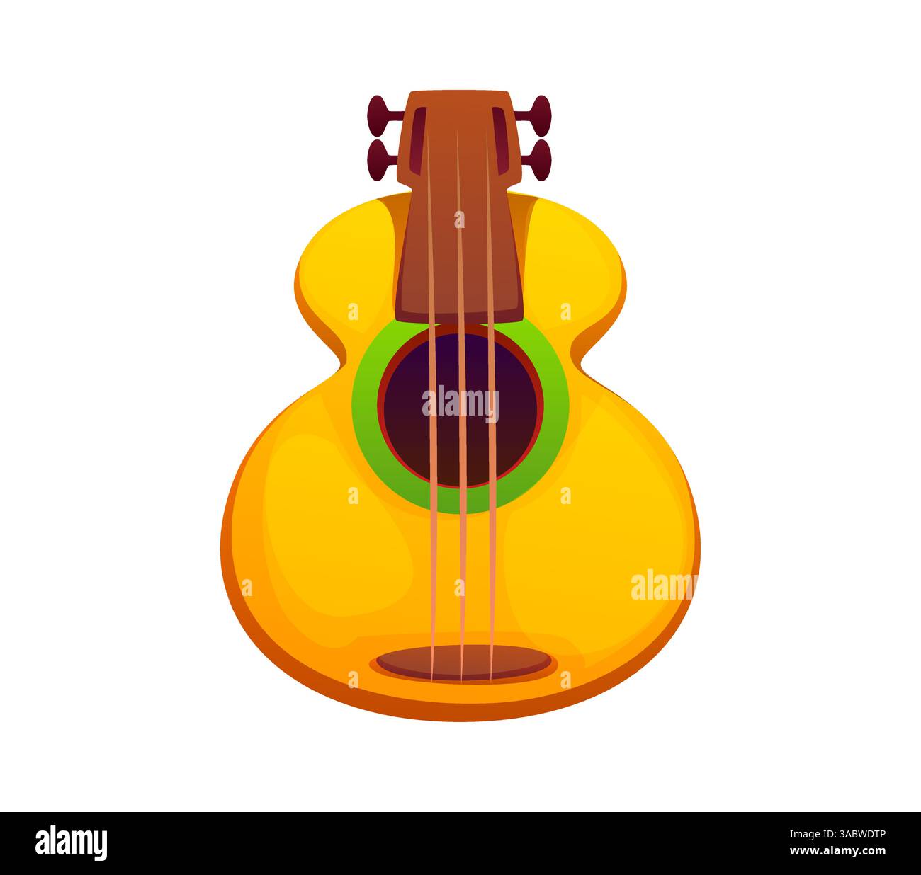 Cartoon Mexican font guitar number 8 eight. Hispanic culture festival ...