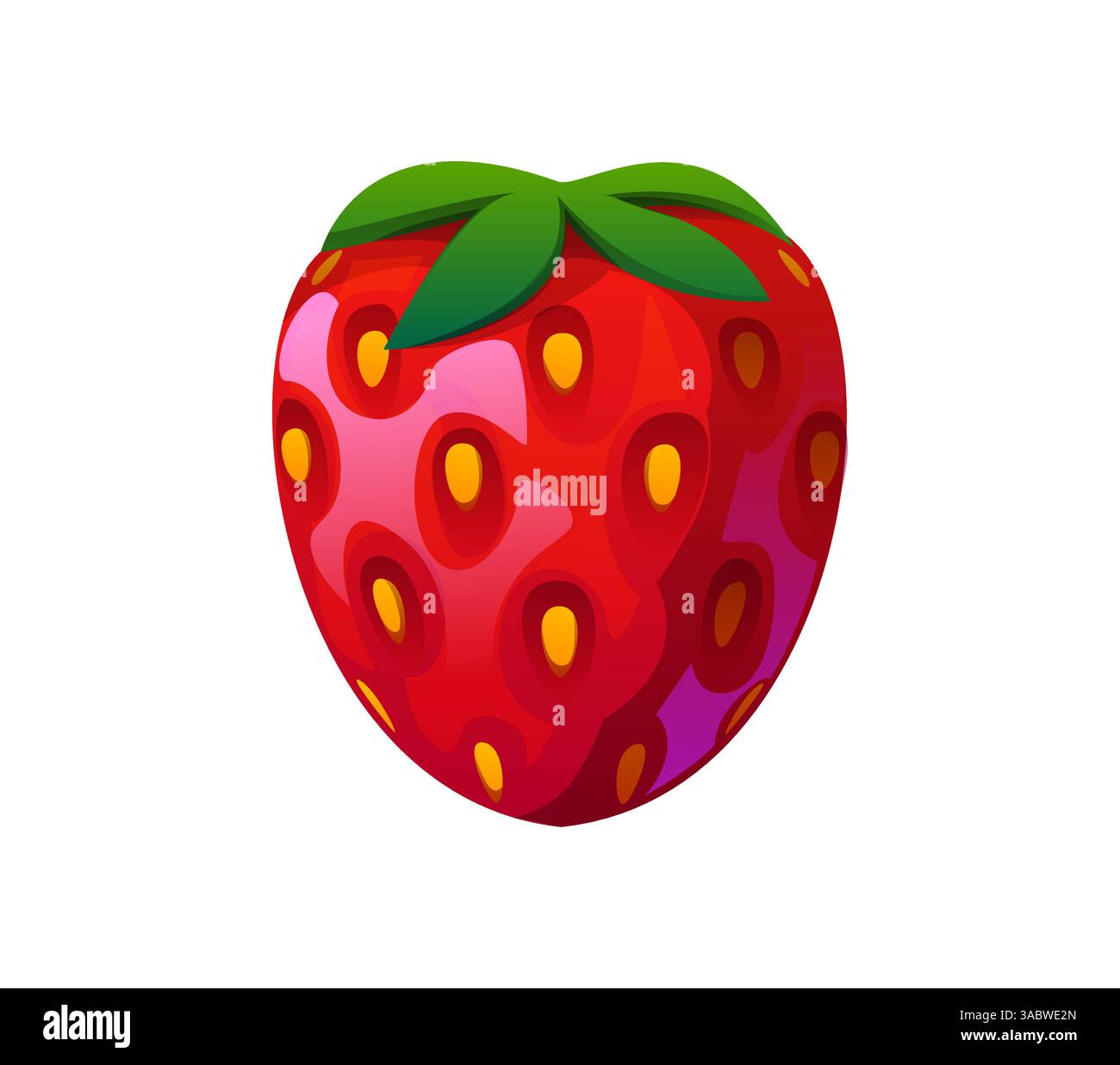 Summer holiday party cartoon font strawberry digit 0 zero. Holiday ...