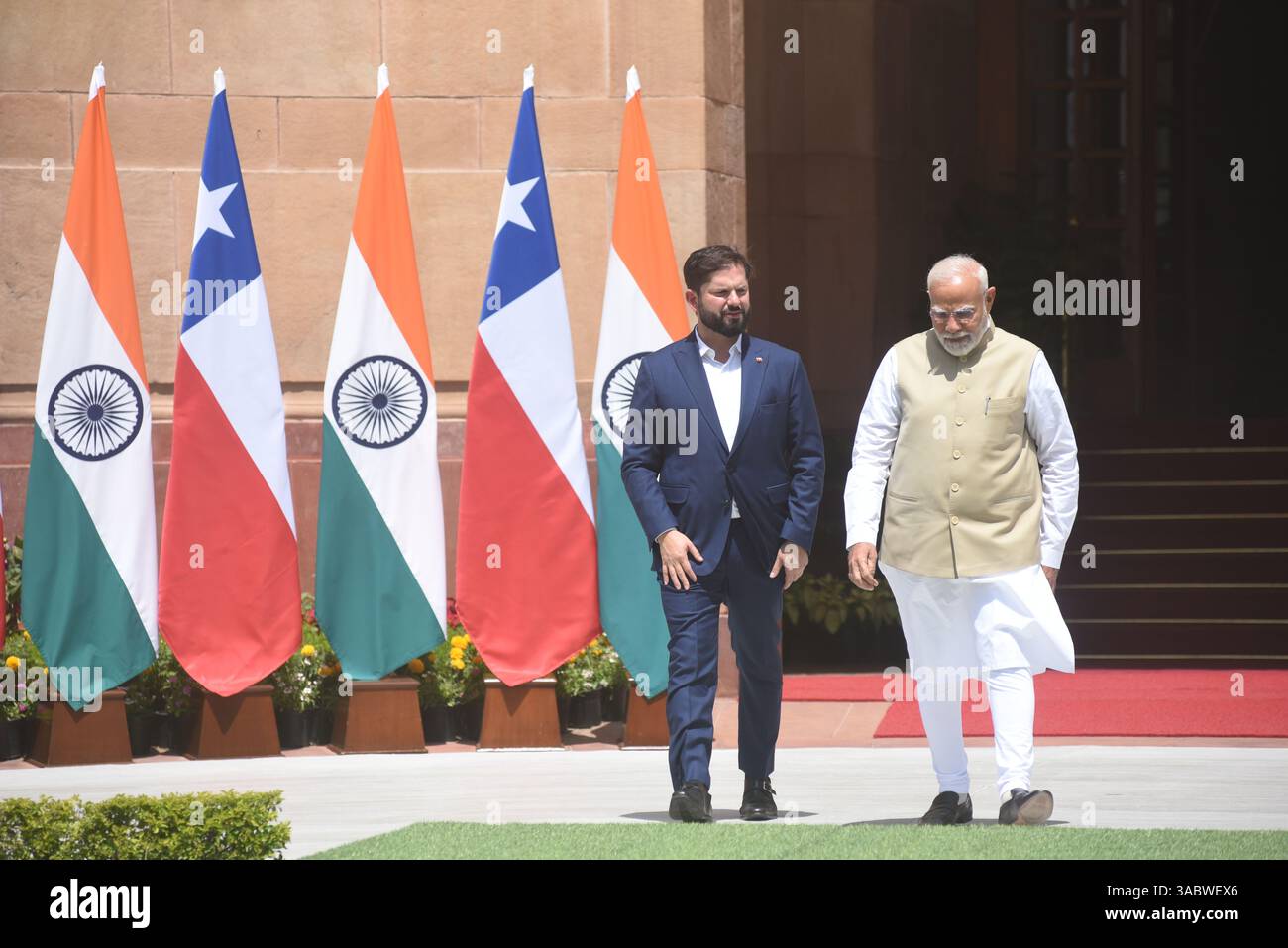 April 1, 2025, New Delhi, India: Indian Prime Minister Narendra Modi ...