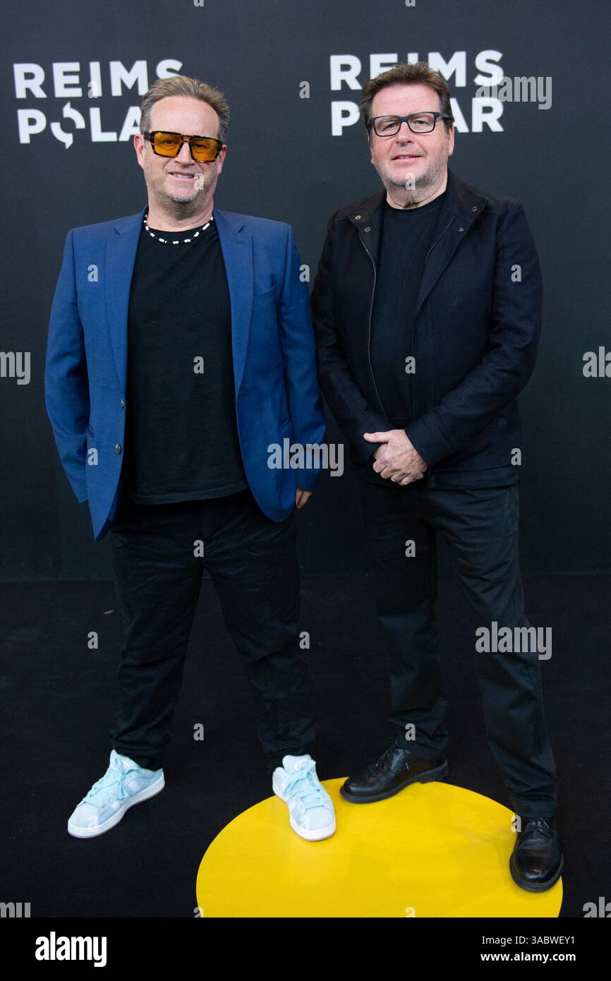 Reims, France. 02nd Apr, 2025. Jib Polhemus and Simon West attending ...