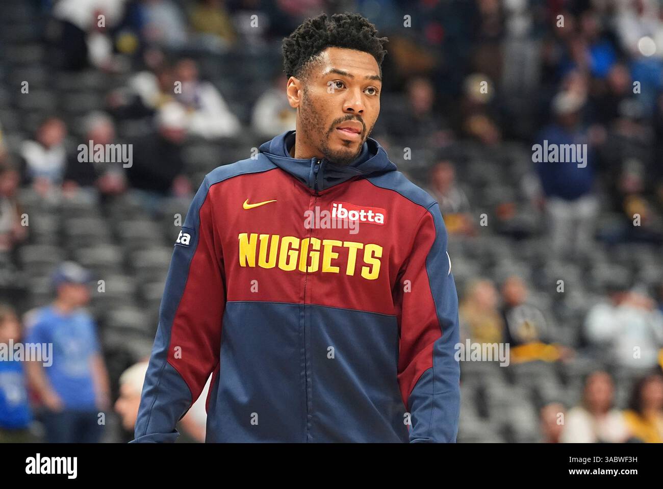 Denver Nuggets guard Jalen Pickett (24) in the first half of an NBA ...