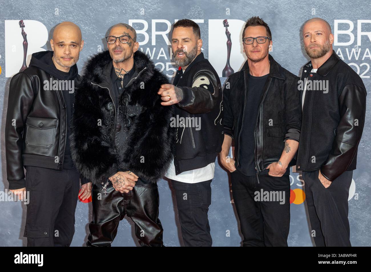 Celebs and guests attend the Brit Awards 2025 at the 02 Arena Featuring ...