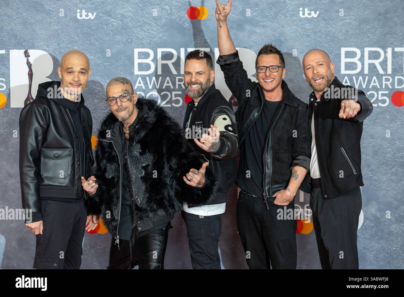 Celebs and guests attend the Brit Awards 2025 at the 02 Arena Featuring ...