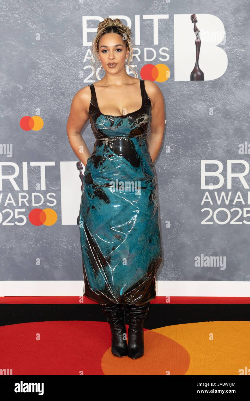 Celebs and guests attend the Brit Awards 2025 at the 02 Arena Featuring ...