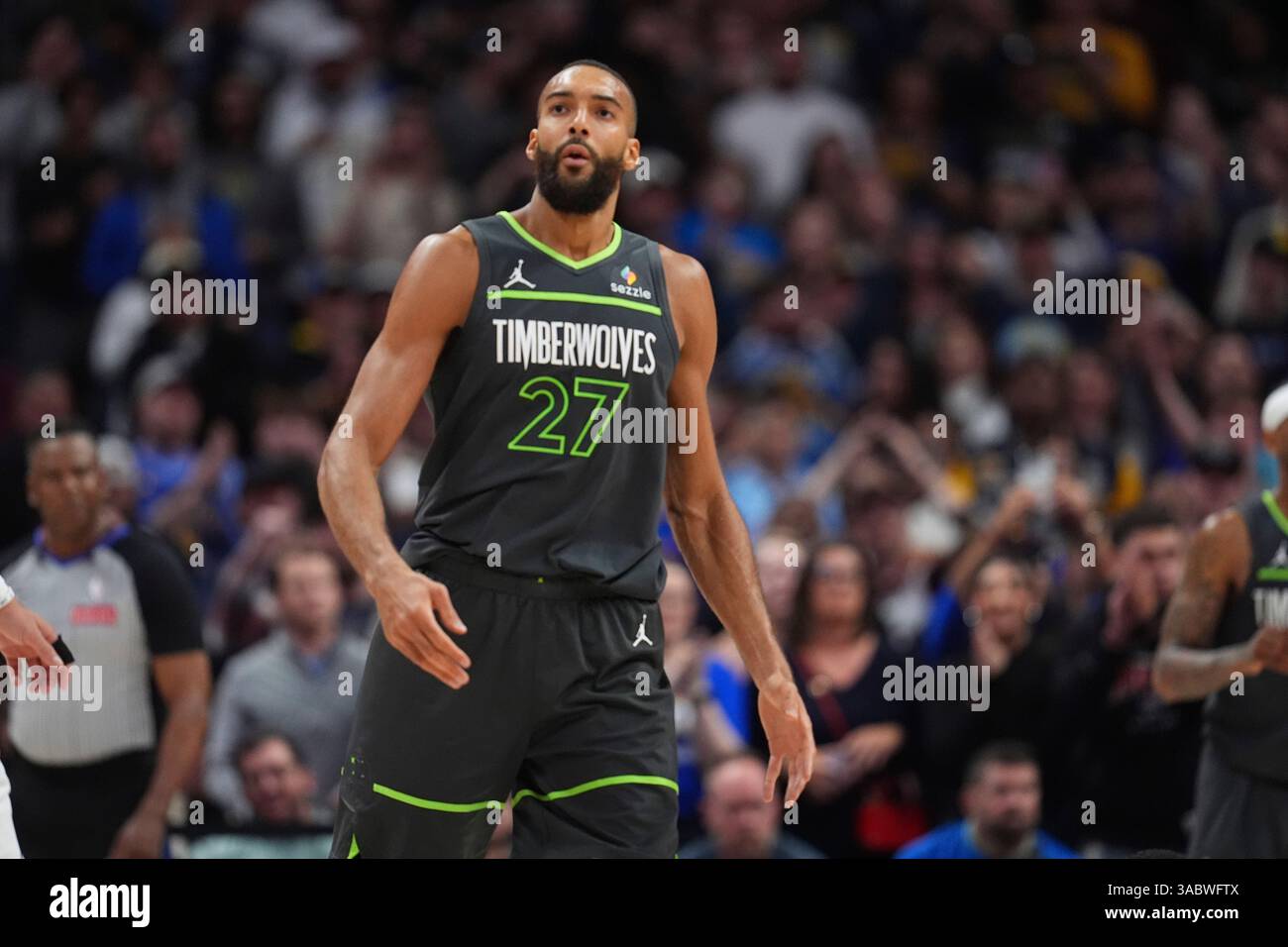 Minnesota Timberwolves center Rudy Gobert (27) in the second half of an NBA basketball game ...