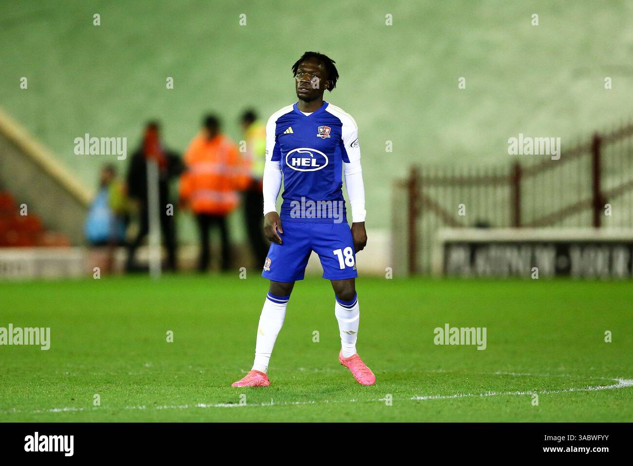 Oakwell Stadium, Barnsley, England - 1st April 2025 Vincent Harper (18 ...