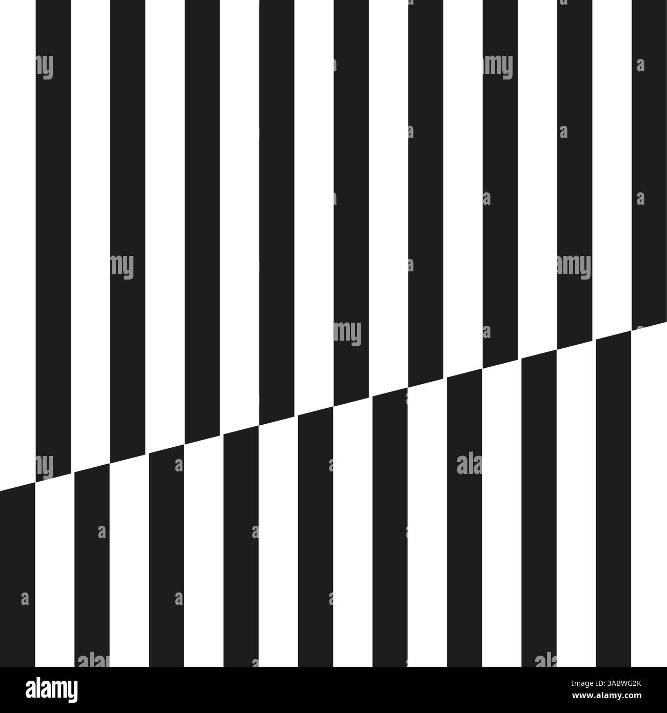 Counting stripes icon. Black tally symbol. Diagonal cut detail. Vector ...