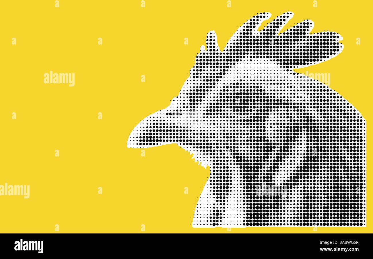 Stylized Rooster Head Illustration Stock Vector Image & Art - Alamy