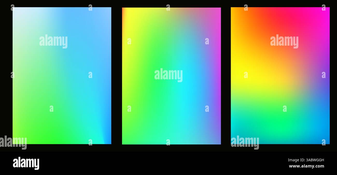 Radiant rainbow background with gradient colors in pride ombre texture ...