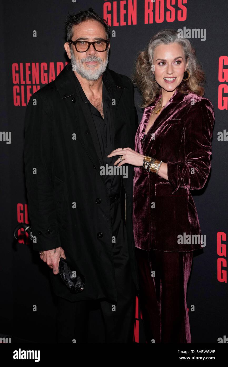 Jeffrey Dean Morgan and Hilarie Burton attend the Broadway opening ...