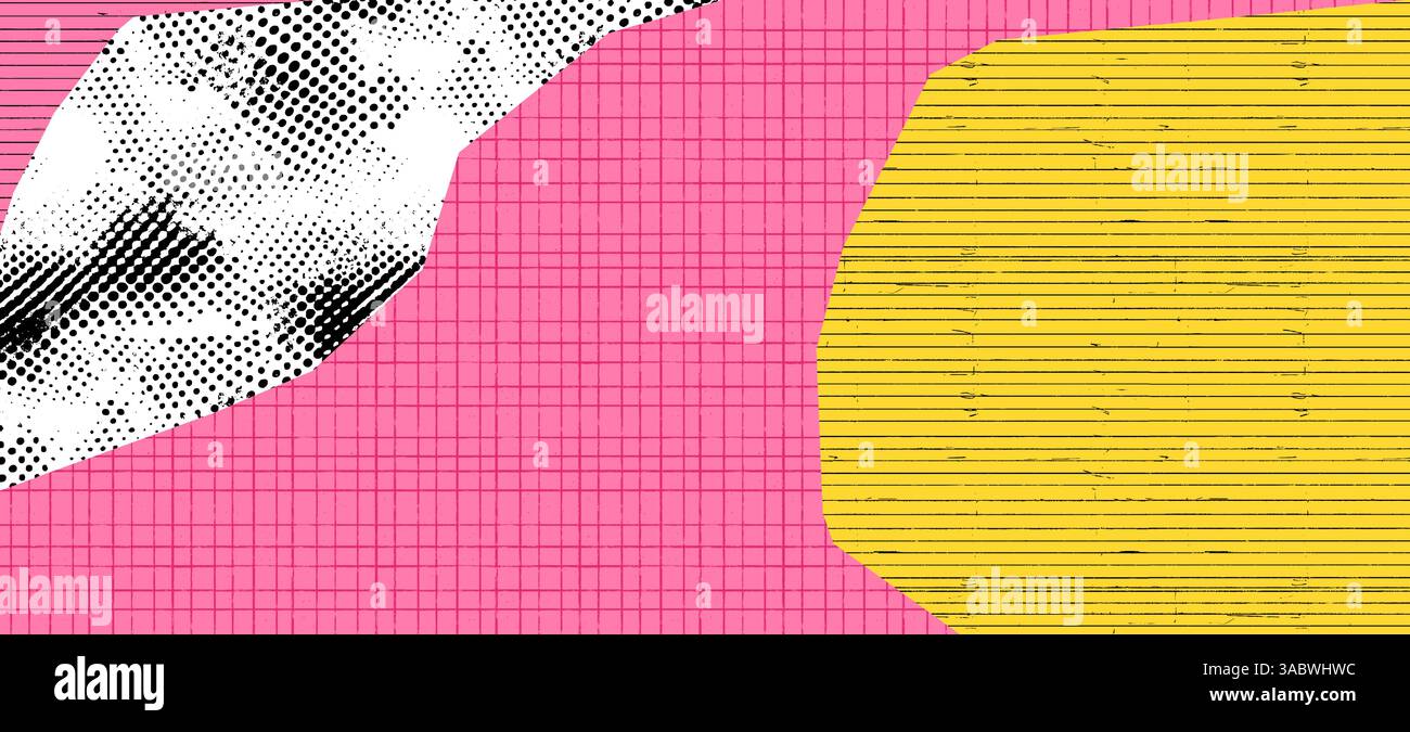 Halftone checkered line paper texture background. Patterned dot grid ...